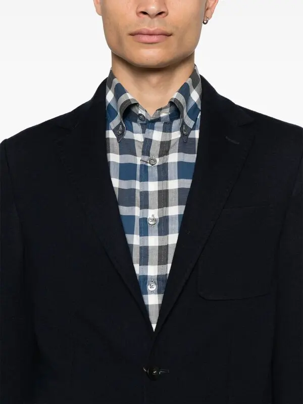 Canali Single-breasted Blazer - Blue