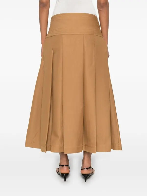 ABADIA Layan Midi Skirt
