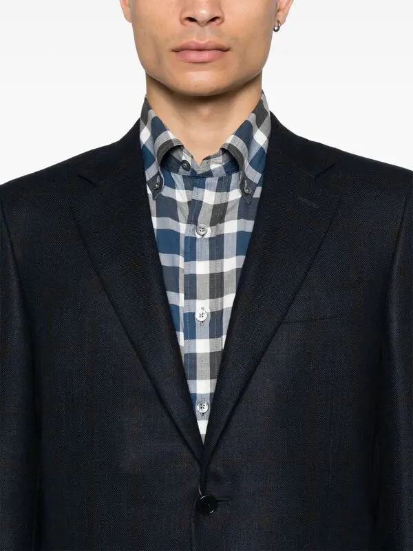 Canali Checked Blazer