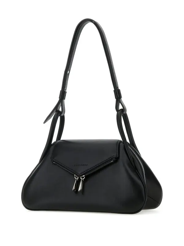 Amina Muaddi Small Gemini Shoulder Bag - Black