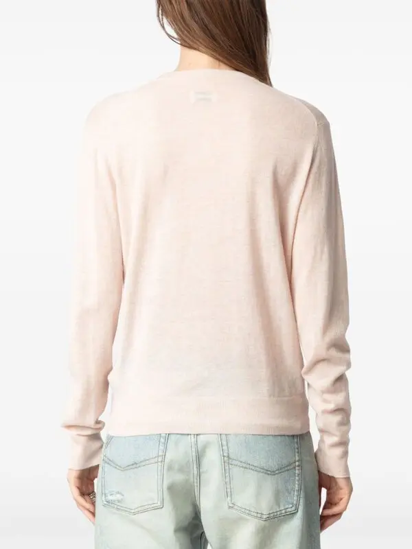 Zadig&Voltaire Pravis Heart Sweater - Neutrals