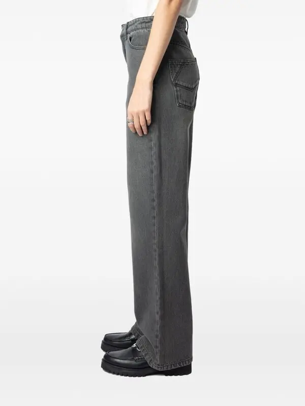 Zadig&Voltaire Elio Straight-leg Jeans - Grey