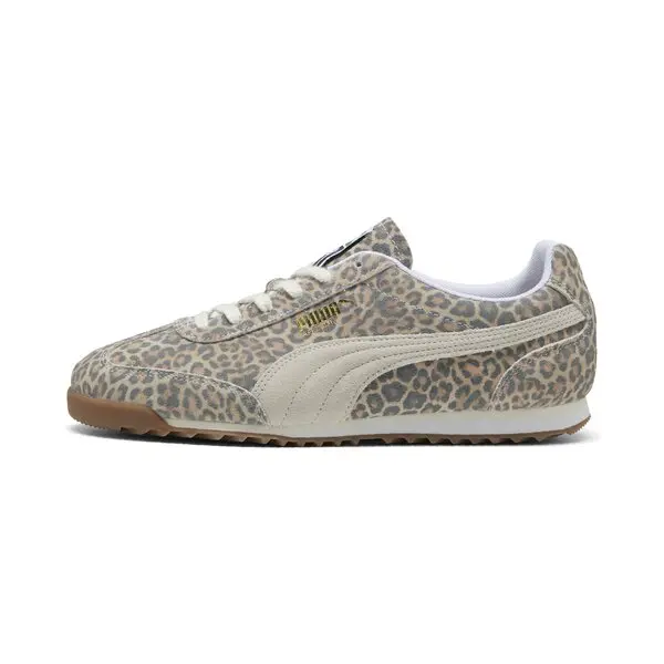 PUMA Arizona Leopard Print Sneakers - Gray