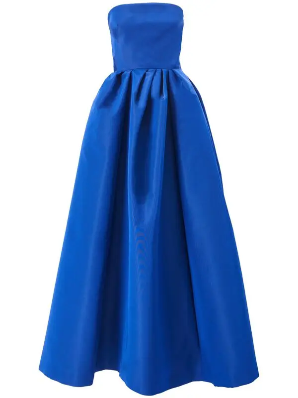 Carolina Herrera Strapless Midi Dress