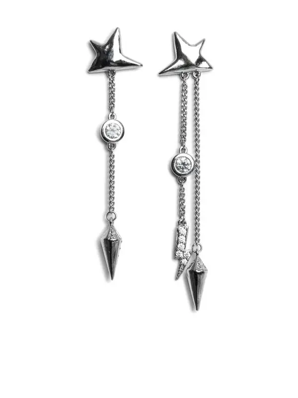 Zadig&Voltaire Rock Star Pendant Earrings - Silver