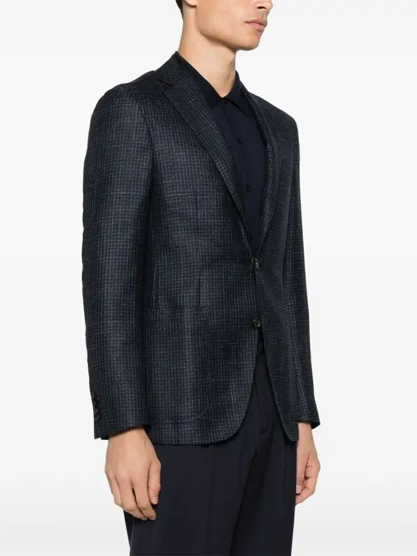 Canali Houndstooth-pattern Blazer