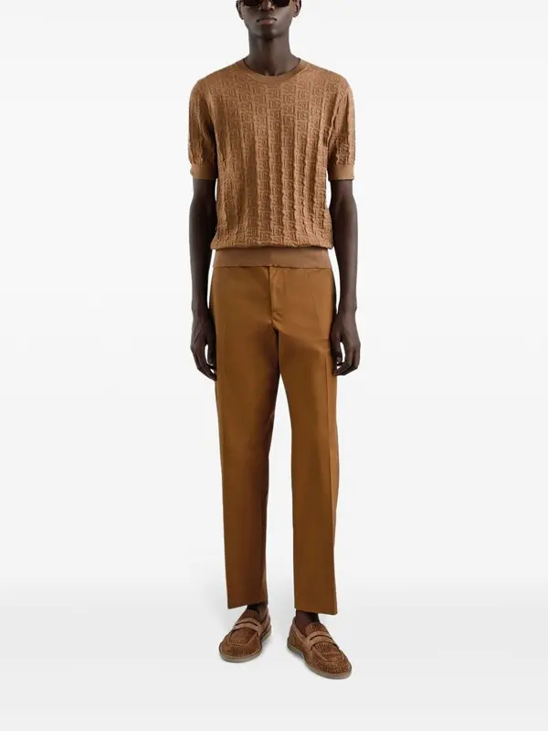 Dolce & Gabbana Logo-jacquard T-shirt - Neutrals