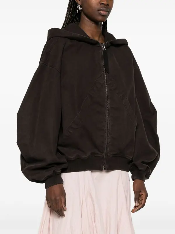 Attico Hooded Bomber Jacket