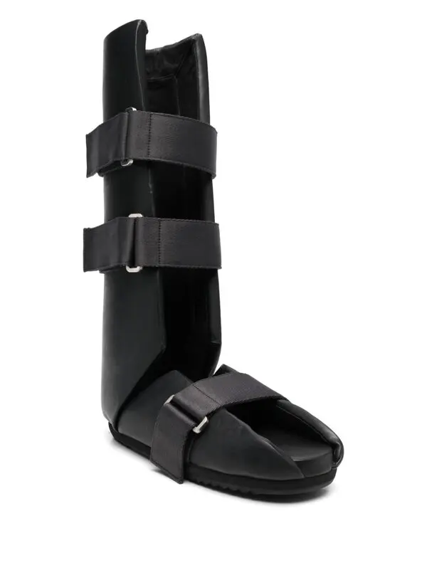 Rick Owens Splint Leather Knee Boots