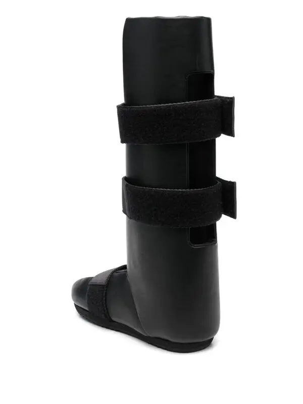 Rick Owens Splint Leather Knee Boots