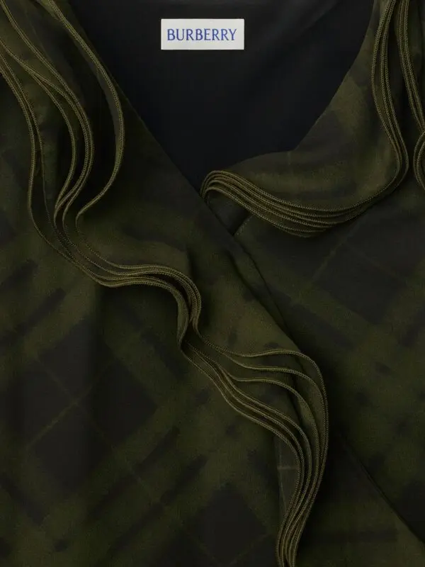 burberry green silk dress BURBERRY PRORSUM Pre-Fall 2012 Size 8 Green Silk Ruched Evening Dress Gown  – Sui Generis Designer Consignment