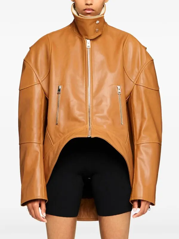 JW Anderson Curved Leather Jacket