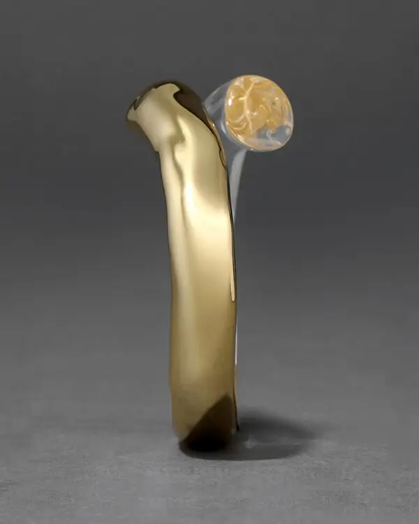 Alexis Bittar Liquid Lucite Bypass Hinge Bracelet
