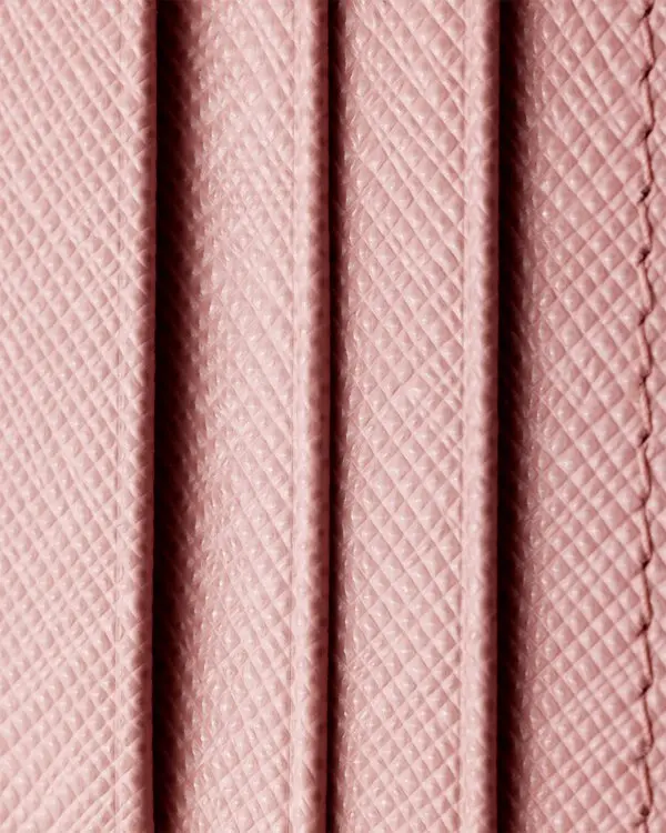 Prada Saffiano Leather Card Holder - Pink
