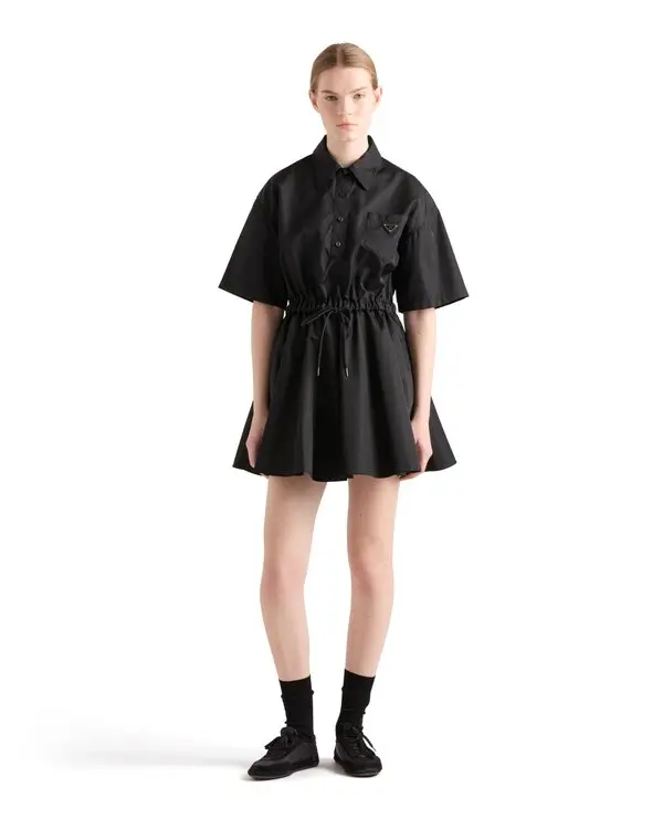 Prada Short-sleeved Re-nylon Dress