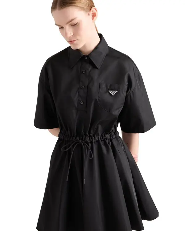 Prada Short-sleeved Re-nylon Dress