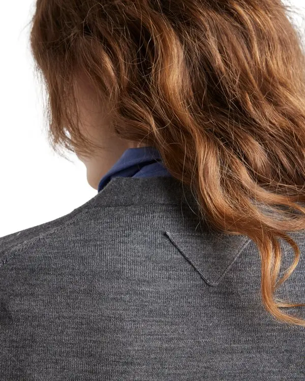 Prada Wool Cardigan - Grey