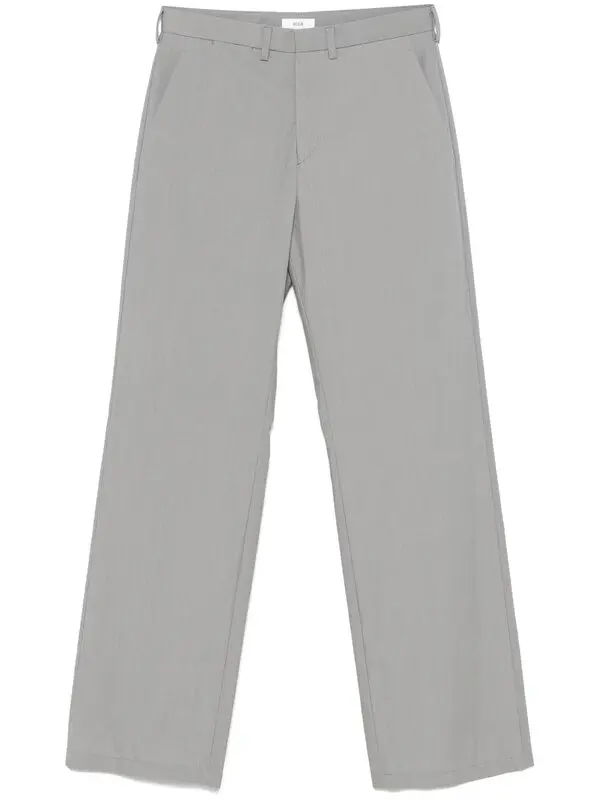 RIER Waxed Poplin Trousers