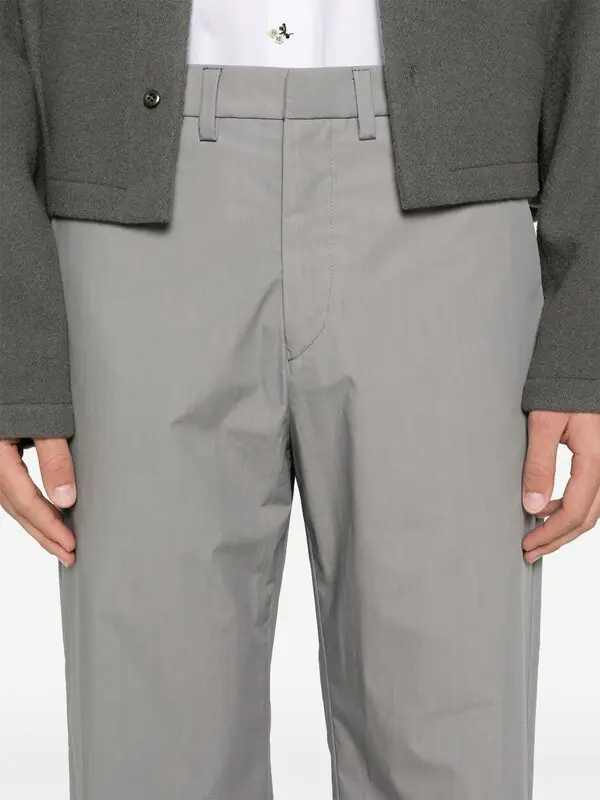 RIER Waxed Poplin Trousers