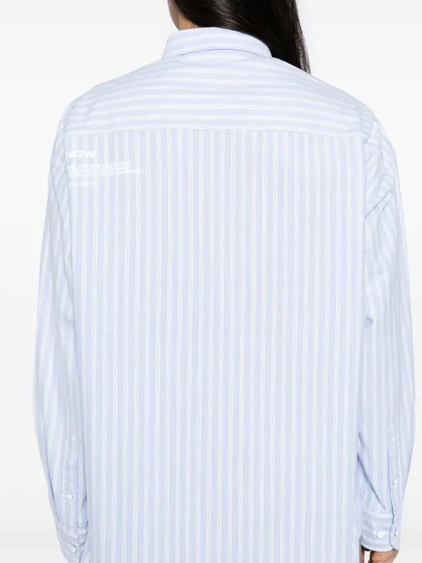 AAPE BY *A BATHING APE Striped Shirt - Blue