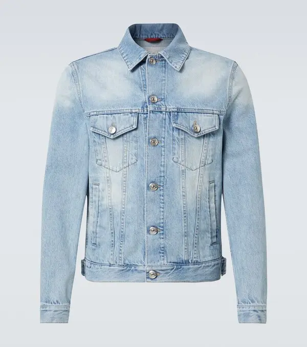Brunello Cucinelli Denim Trucker Jacket - Blue