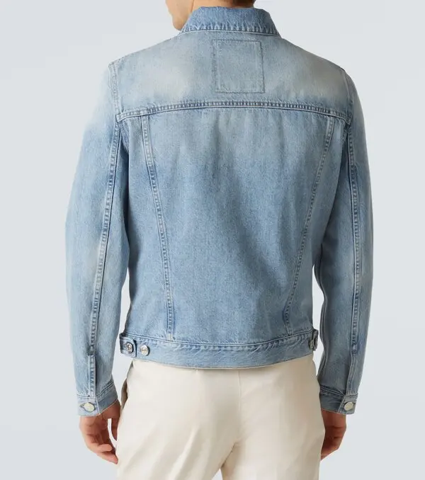 Brunello Cucinelli Denim Trucker Jacket - Blue