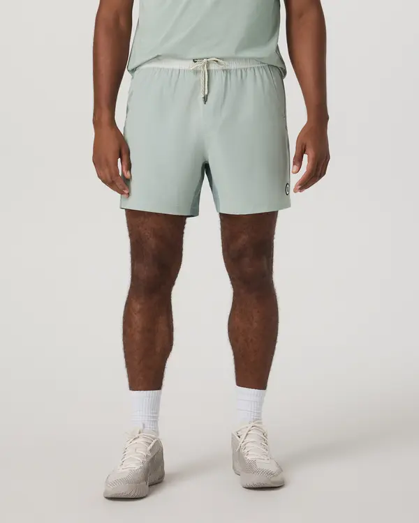 Vuori Kore Unlined Shorts - Storm Blue Colorblock