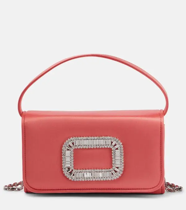 ROGER VIVIER Pilgrim Micro Clutch - Pink