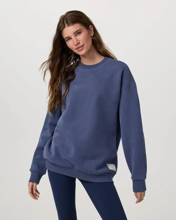 Vuori Restore Oversized Crewneck T-shirt 2.0 - French Blue