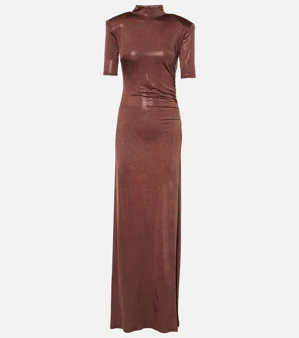 THE NEW ARRIVALS ILKYAZ OZEL Pernille Gown - Brown