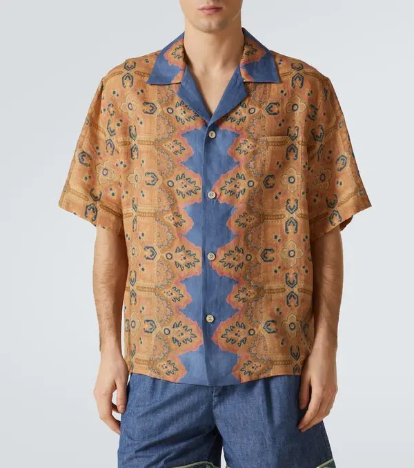 Valentino Garavani Printed Linen Shirt