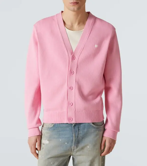Acne Studios Face Cotton Cardigan