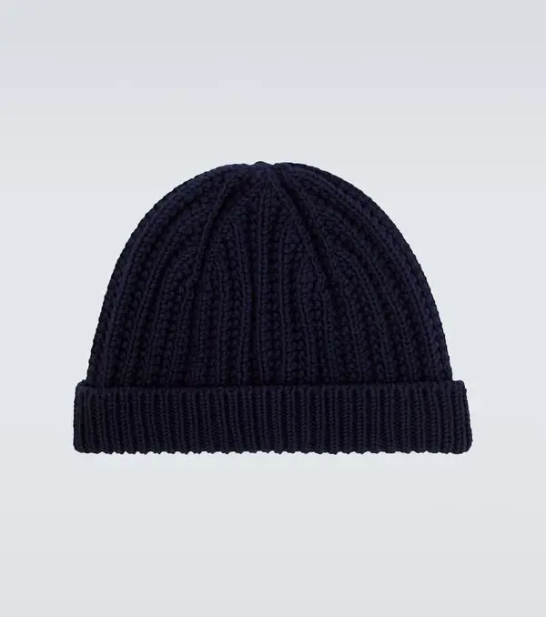 Loro Piana Moltrasio Beanie - Blue