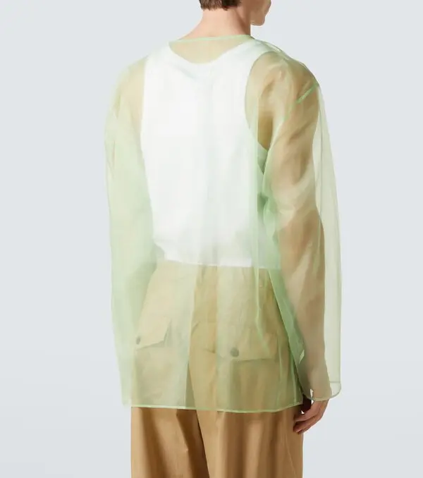 Dries Van Noten Oversized Sheer Top