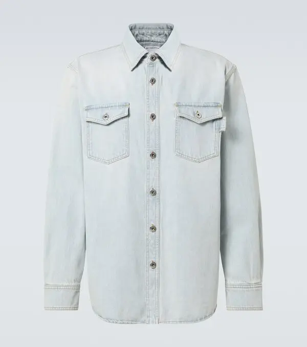 Bottega Veneta Denim Overshirt - Blue