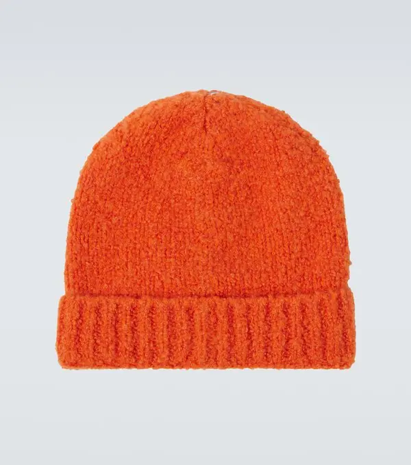 GOD'S TRUE CASHMERE Vermillion Wind Beanie - Orange