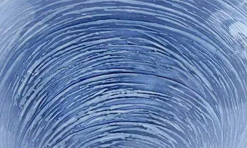 VIETRI Isola Glass Shell Plate
