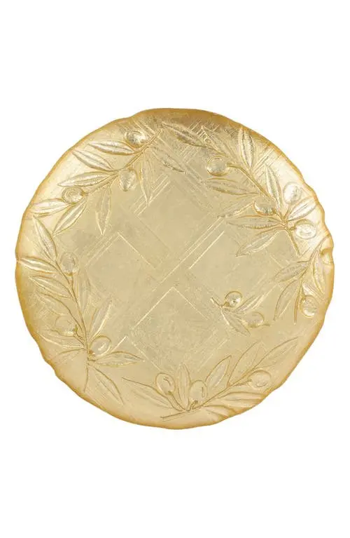 VIETRI Moon Glass Salad Plate - Gold
