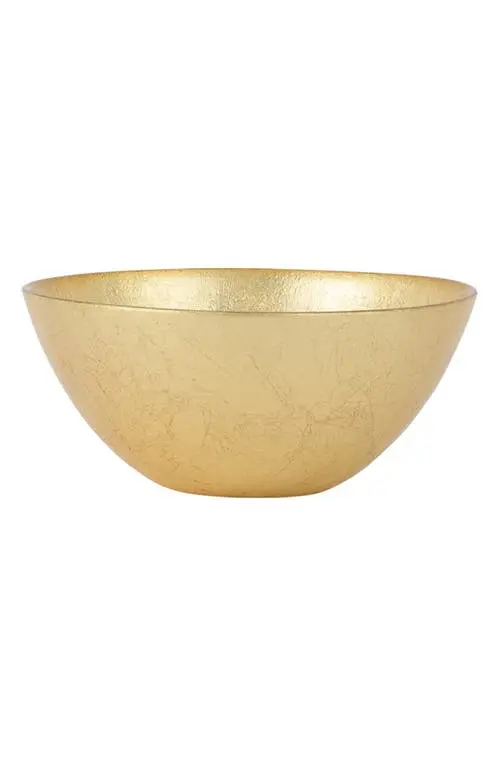 VIETRI Moon Glass Small Deep Bowl - Gold