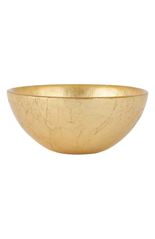 VIETRI Moon Glass Dipping Bowl - Gold