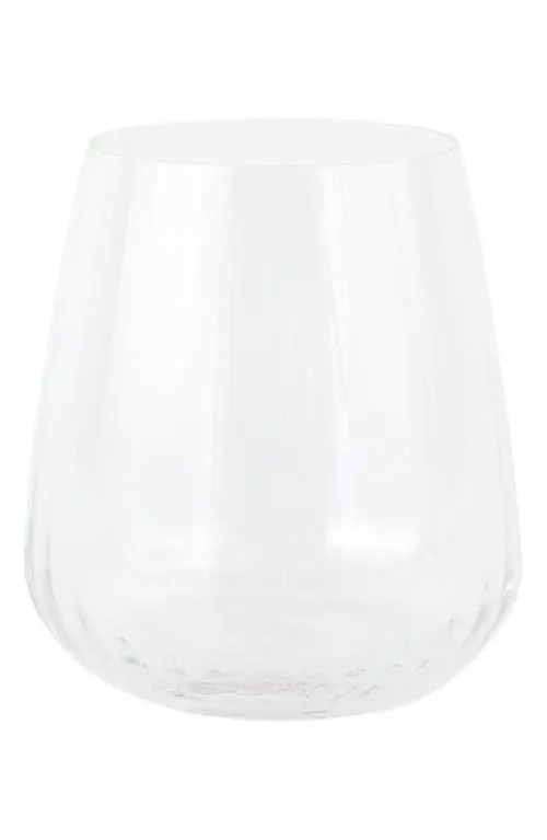 VIETRI Francesca Double Old Fashioned Glass - Clear