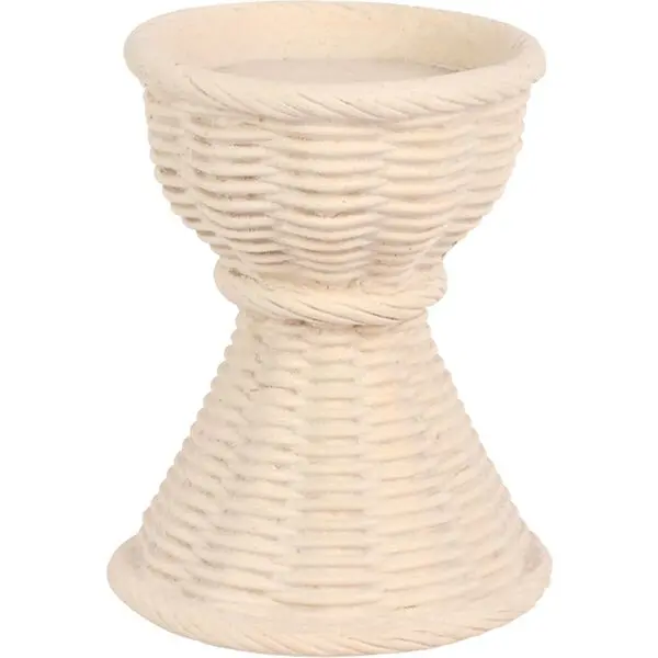 VIETRI Casa Short Candlestick - Natural