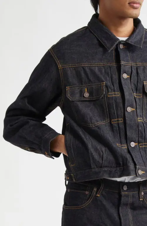 Visvim 101x Oversize Overdyed Denim Jacket - Raw Mud Od