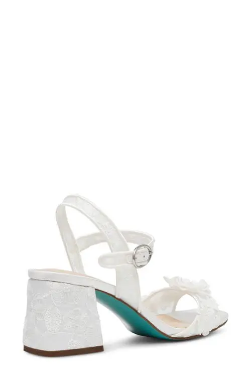 Betsey Johnson Blare Ankle Strap Pump