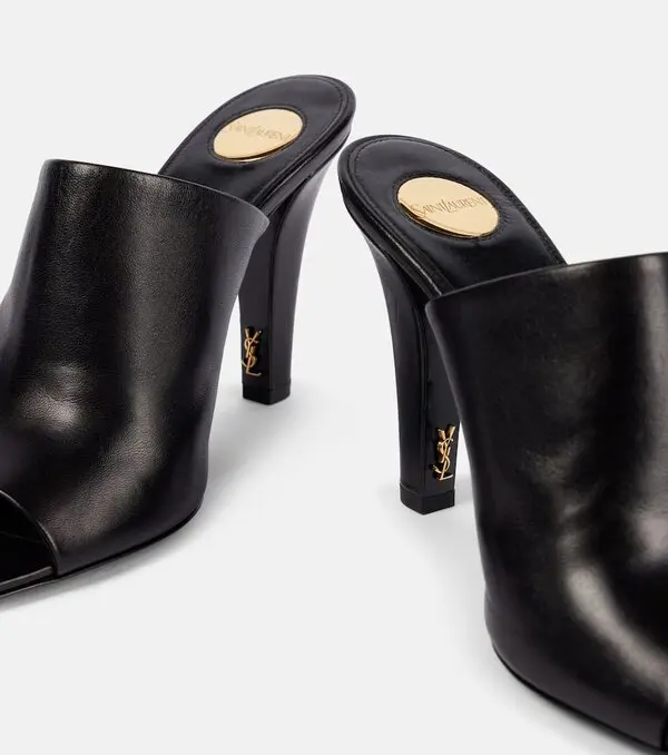 Saint Laurent Jill 95 Leather Mules