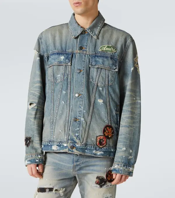 Amiri Vintage Pegasus Denim Jacket