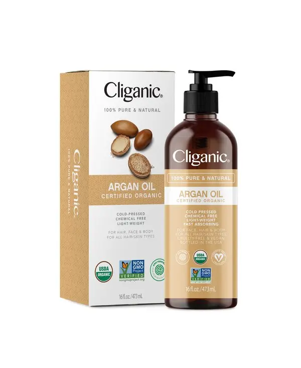 CLIGANIC Organic Argan Oil Oz - Blue