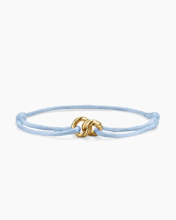 David Yurman Sculpted Cable Linked Cord Bracelet - Baby Blue