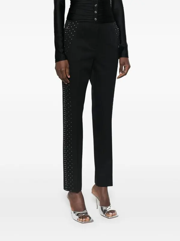 Attico Crystal-embellished Trousers
