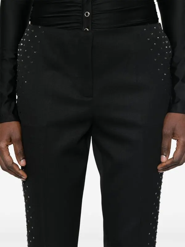 Attico Crystal-embellished Trousers